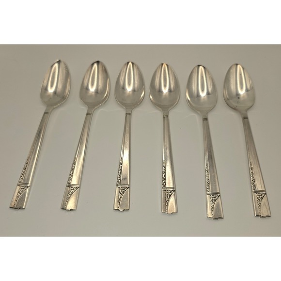 Oneida | Dining | Oneida Nobility Plate Caprice Set Of 6 Tea Spoons ...